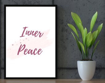 Inner Peace Poster - Etsy