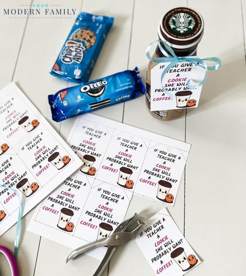 Printable If You Give a Teacher a Cookie She He Will Probably Want Some ...