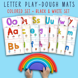 Alphabet Play Dough Mats – ABC Learning Activity (digital Download) - Etsy