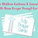 Prayer Prompt Cards for Kids - Printable Christian Prayer Cards, Bible ...