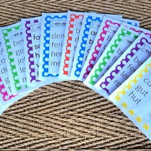 12 Word Family Posters - Etsy