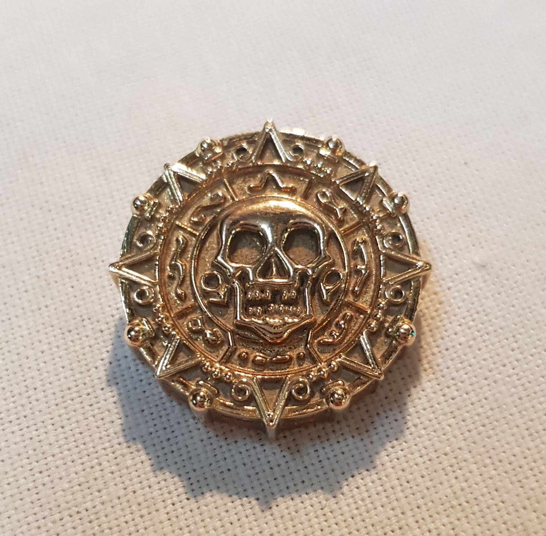 Pirates of the Caribbean Medallion Pendant - Etsy