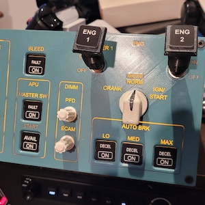 Airbus A320 Like Panel for Ingnition and Apu System for Microsoft ...