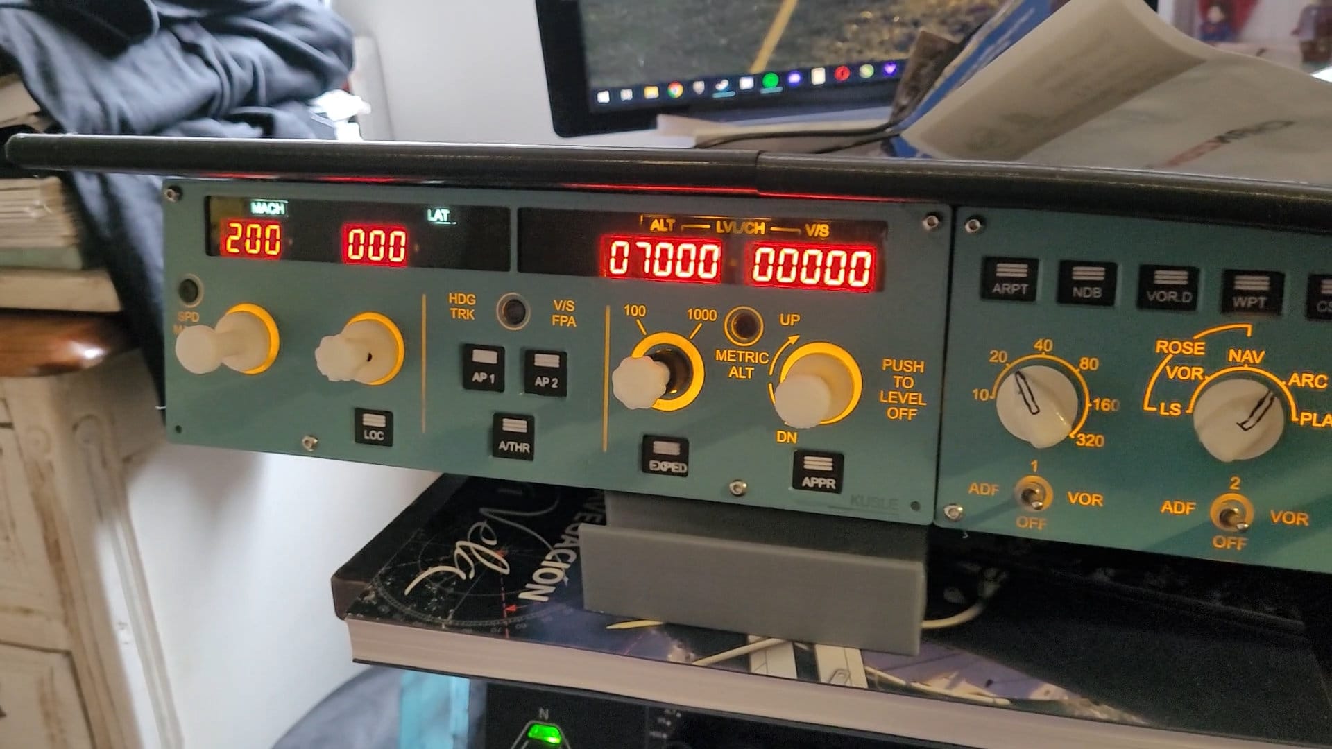 A320 FCU EFIS Combo STL Files Digital Download - Etsy Australia