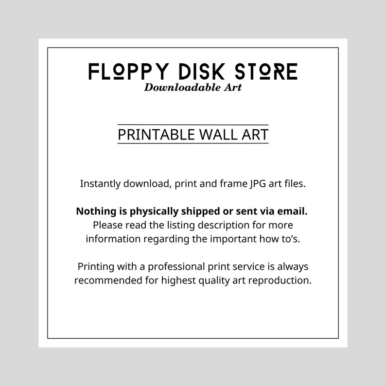 A Young Anime Girl | Floppy Disk Store Downloadable PRINTABLE Art - Etsy