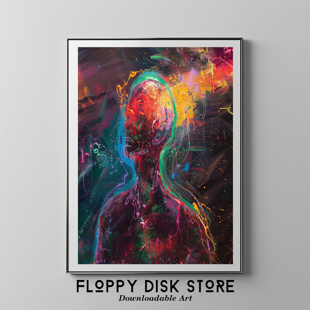 Neural Spectrum Awakening | Floppy Disk Store Downloadable PRINTABLE ...