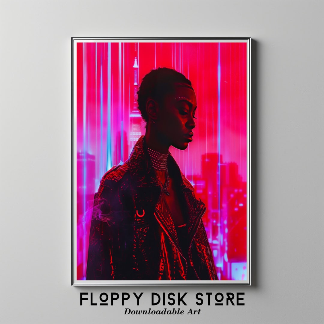 Afro Futuristic Punk Style | Floppy Disk Store Downloadable PRINTABLE ...