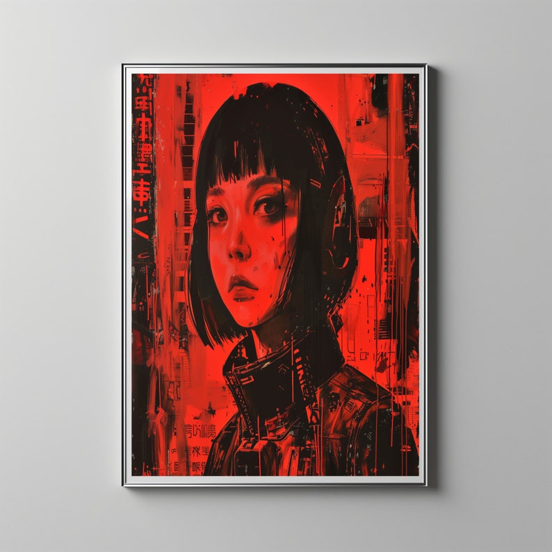 New Age Anime Girl Floppy Disk Store Downloadable PRINTABLE Art - Etsy
