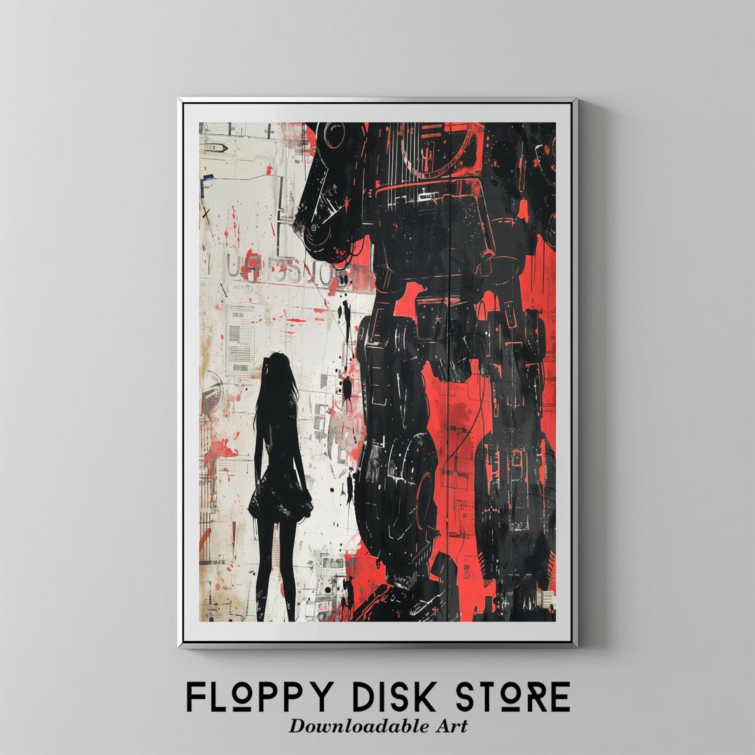 Facing the Red Mechanical Colossus | Floppy Disk Store Downloadable ...