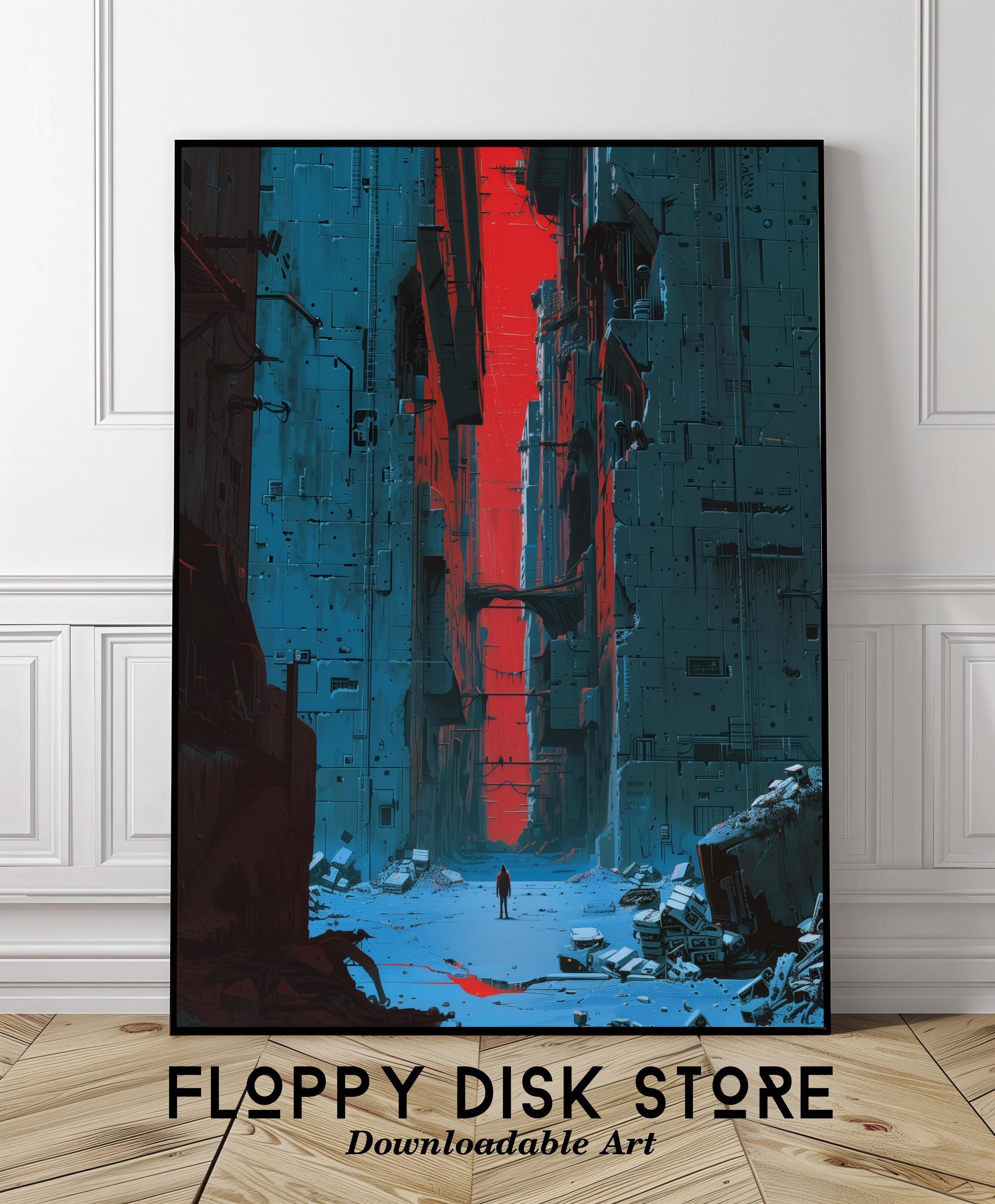 Anime Movie Posters With Grandiose Ruins of A Corridor | Floppy Disk ...