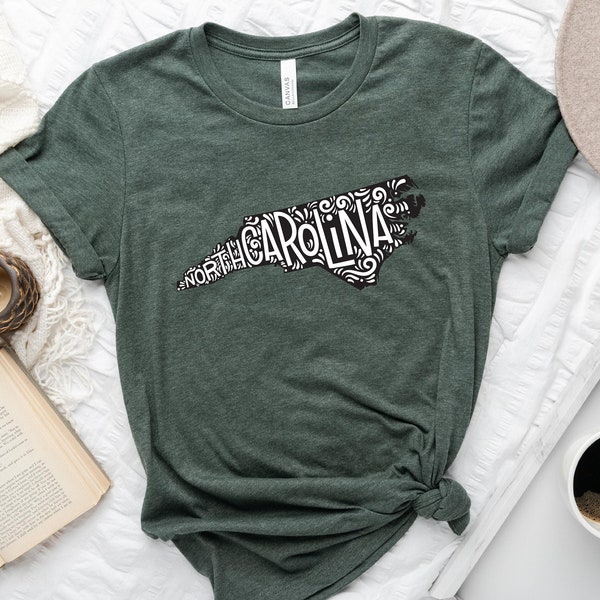 North Carolina Shirt - Etsy