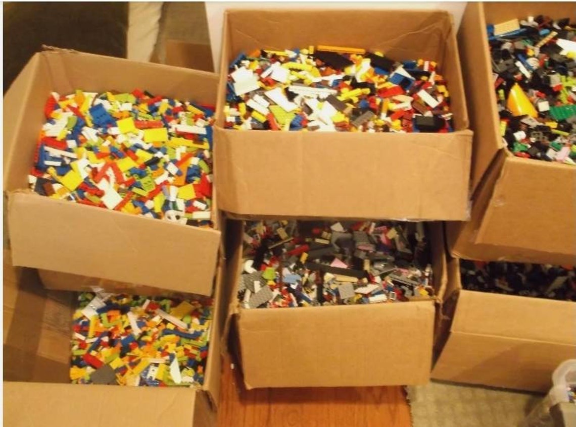 Lego 1 Pound Lot Brick Building Toy | Etsy