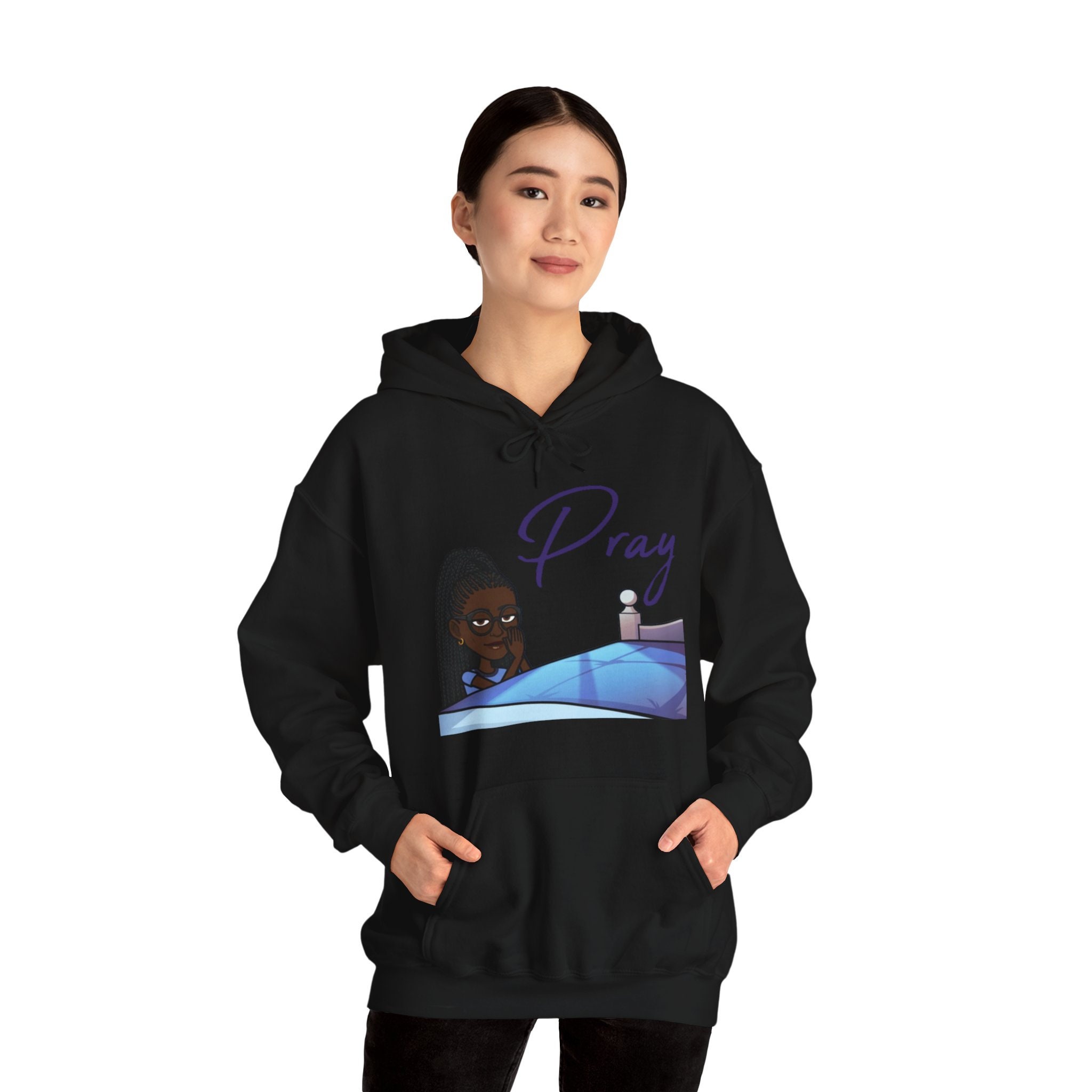 Praying Bitmoji Hoodie Prayed up Christian Sweatshirt, Christian Hoodie ...