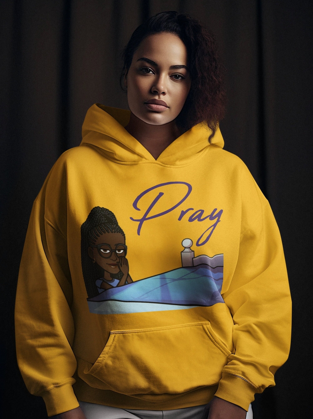 Pray Bitmoji Christian Hoodie Christian Clothing Brand, Christian ...