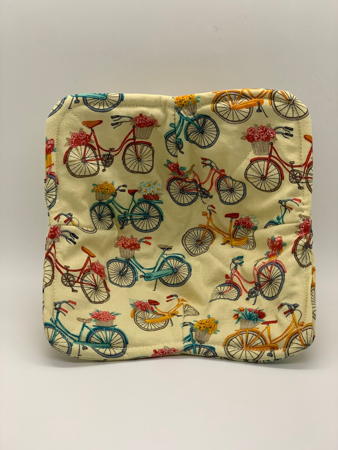 Bicycle, Microwaveable Bowl Cozy Holder - Etsy