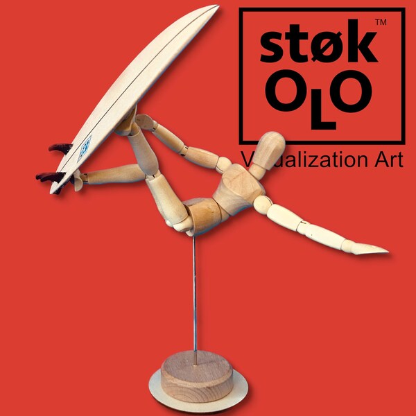 Surfer Figurine - Etsy