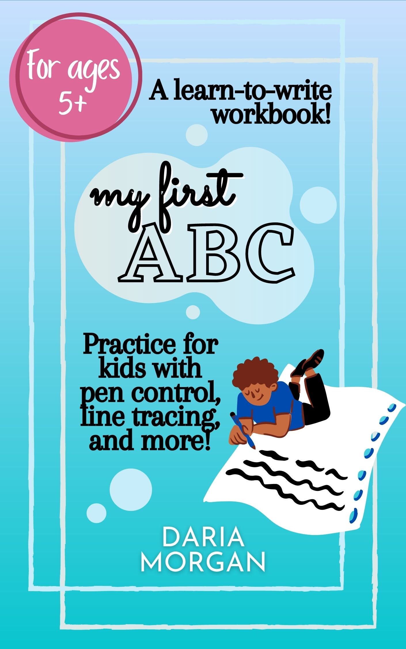 My First Abcs: A Learn-to-write Workbook - Etsy UK