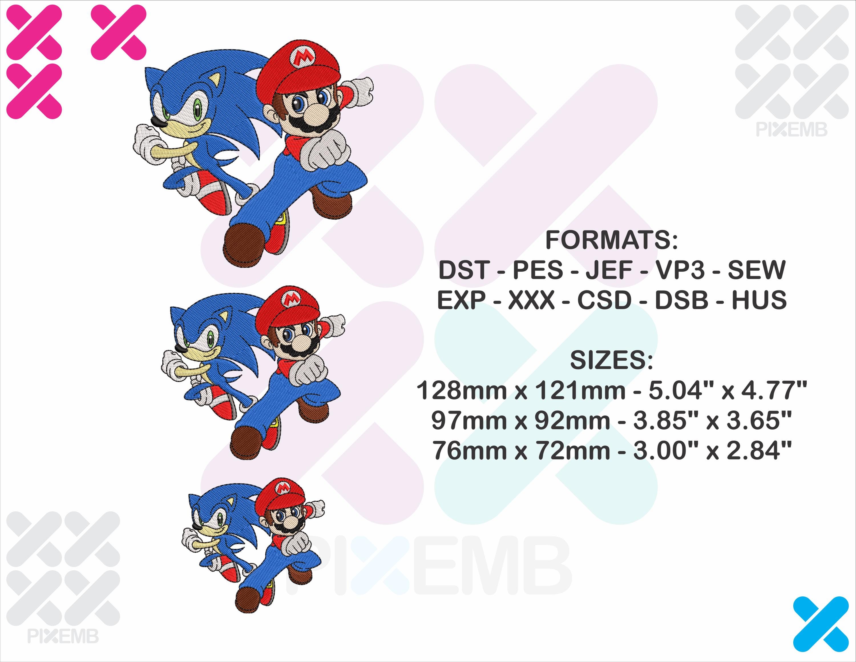 Sonic Embroidery Design Machine. Automatic Embroidery Design - Etsy