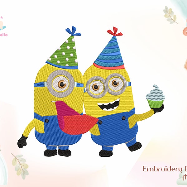 Minion Embroidery Design - Etsy