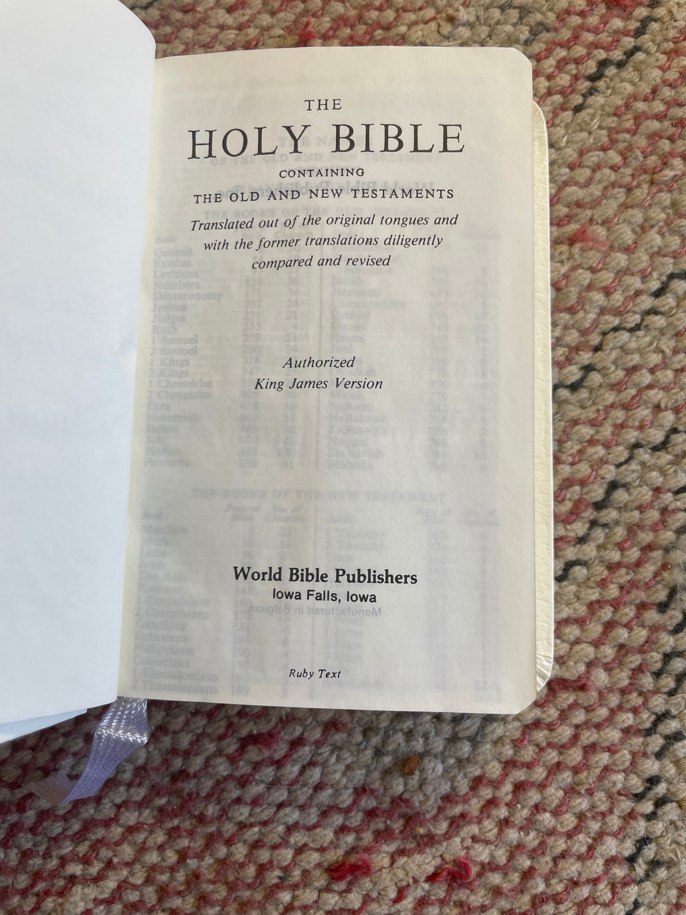 Vintage Pocket Sized White Bible - Vintage Leather Holy Bible With Gold ...