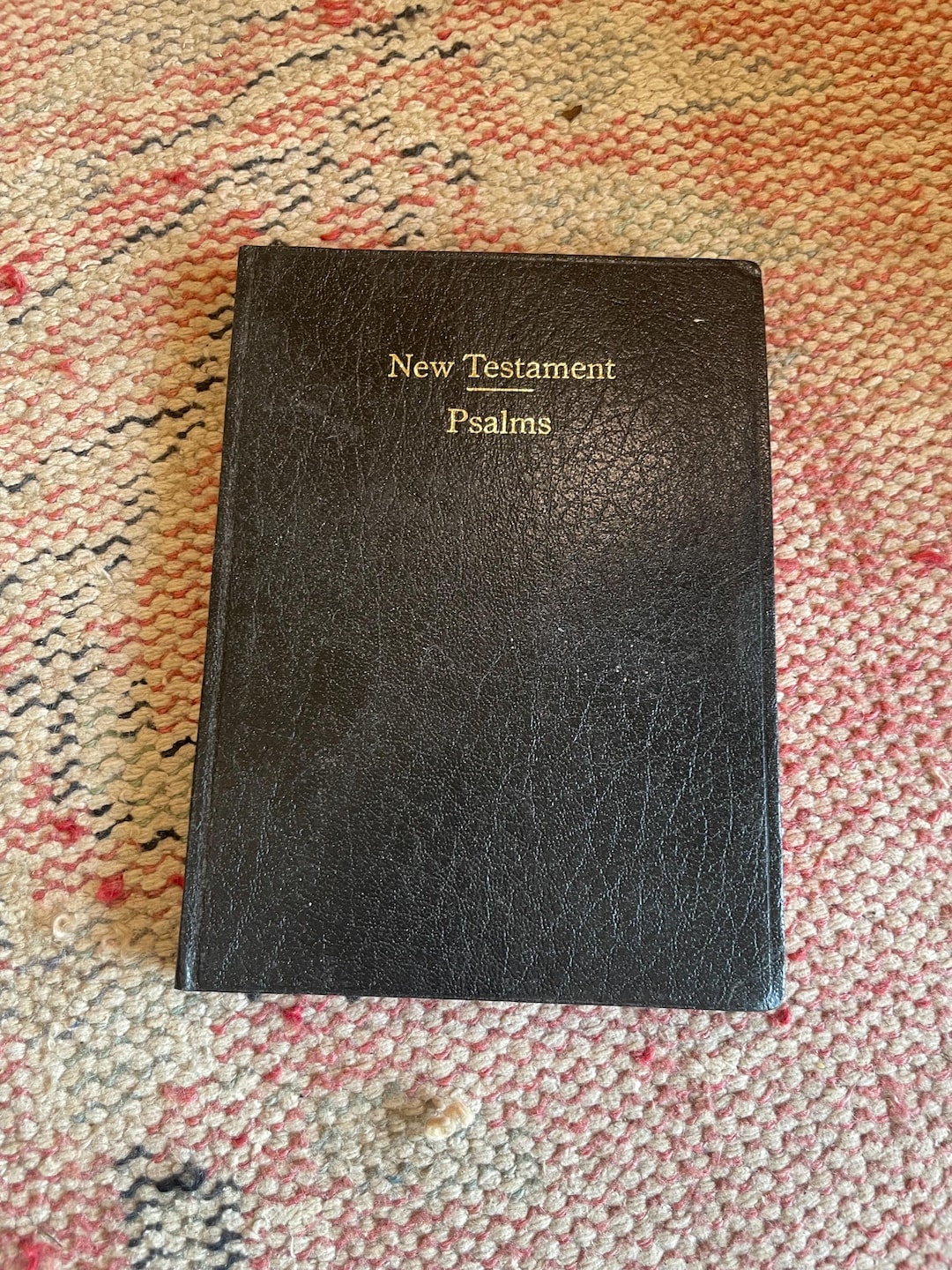 Vintage 1960s New Testament With Psalms Red Letter Edition Black ...