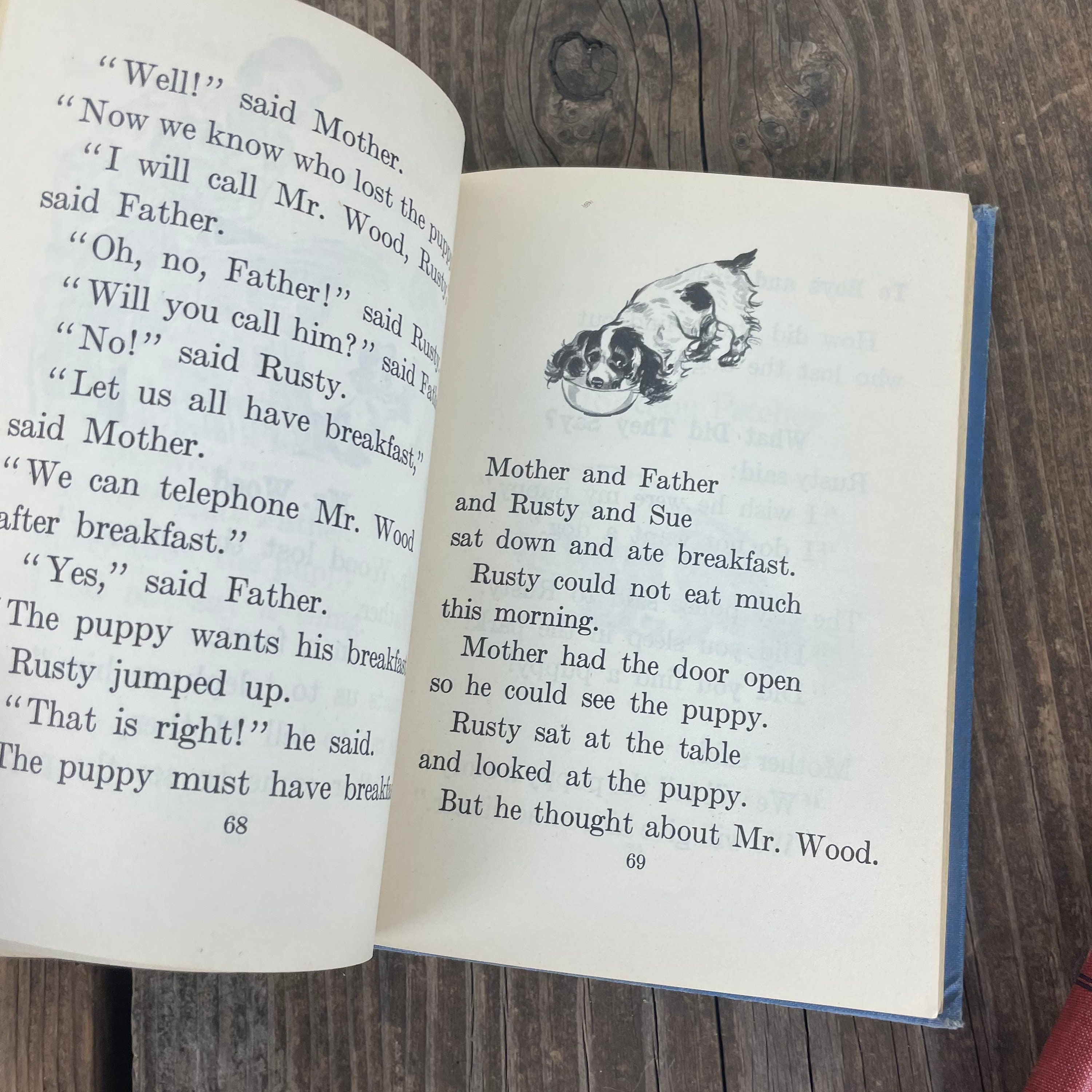 Vintage Collection of Childrens Books Rusty Wants a Dog Reeds ...