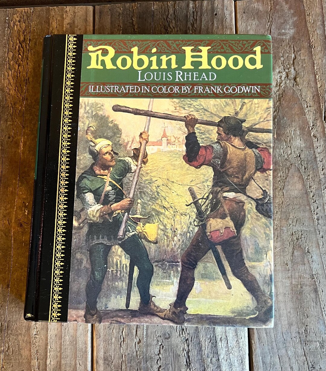 Vintage ROBIN HOOD by Louis Rhead Illustrated Hard Cover 1988 - Etsy