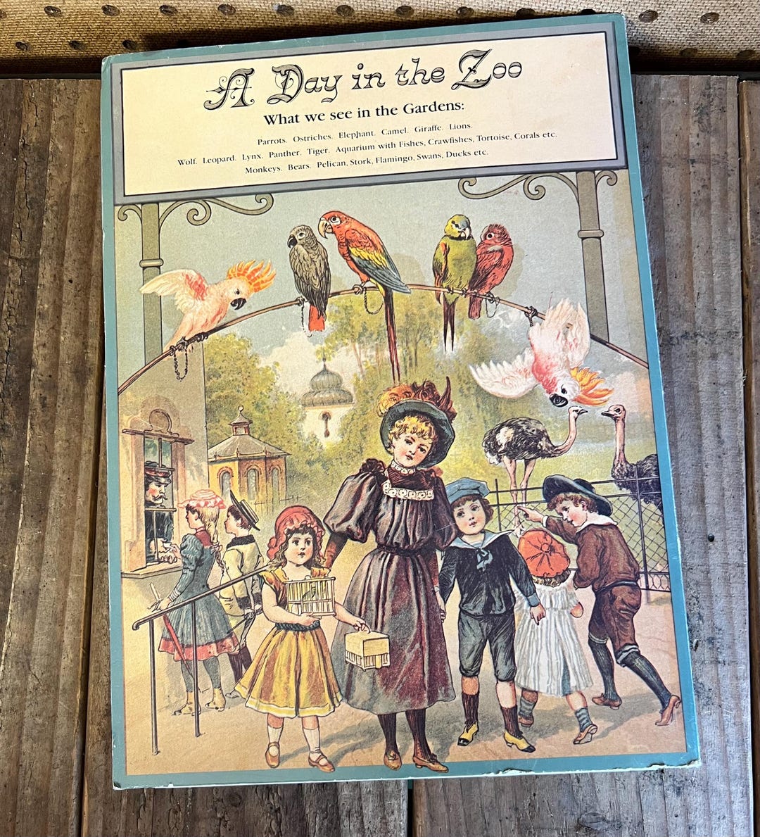 Vintage 1980s Printing of A Day in the Zoo - Pop up Book - Garry ...