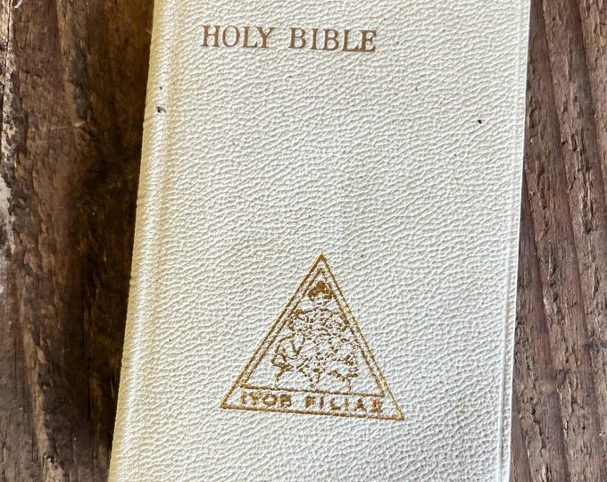 Vintage Freemason Pocket Bible IYOB Filiae Jobs Daughters KJV King ...