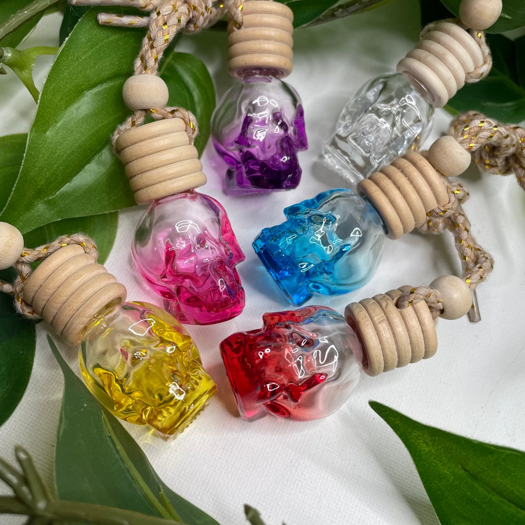 Skull Car Potion Car Potion W/ Refill Car Air Freshener Aromatic Car ...