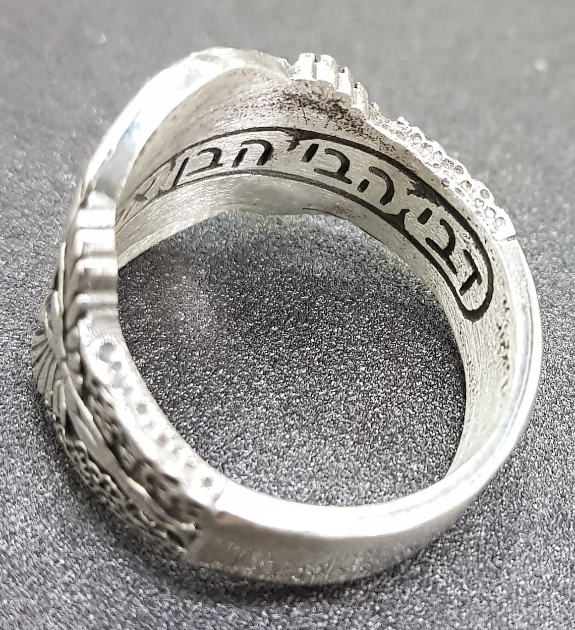 King Salomon Seal Ring in Sterling Silver 925 Star of David - Etsy