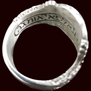 King Solomon Signet Ring in 925 Sterling Silver Star of David Handmade ...