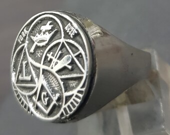York Rite Ring - Etsy