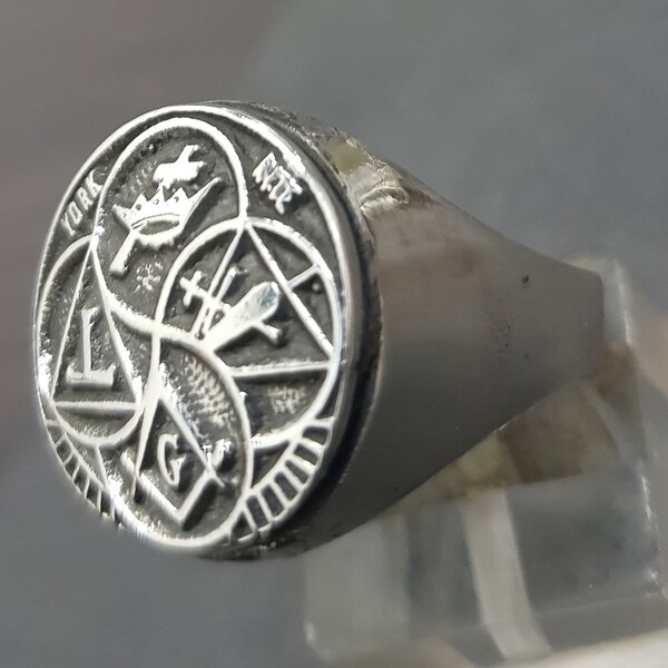 York Rite Masonic Ring - Etsy