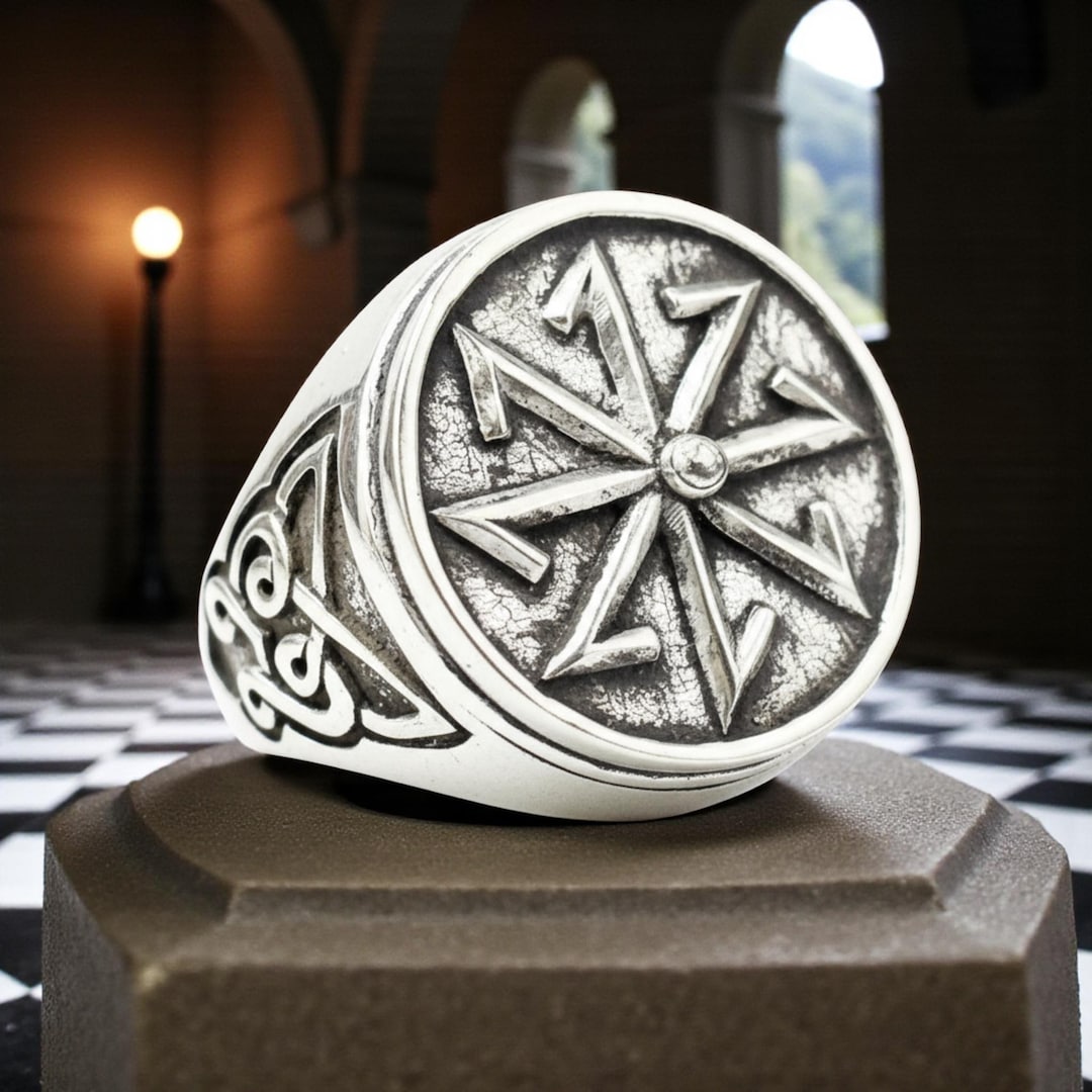 Ring Symbol of the Holy Vehme Silver 1.8 Cm 14 Gr - Etsy