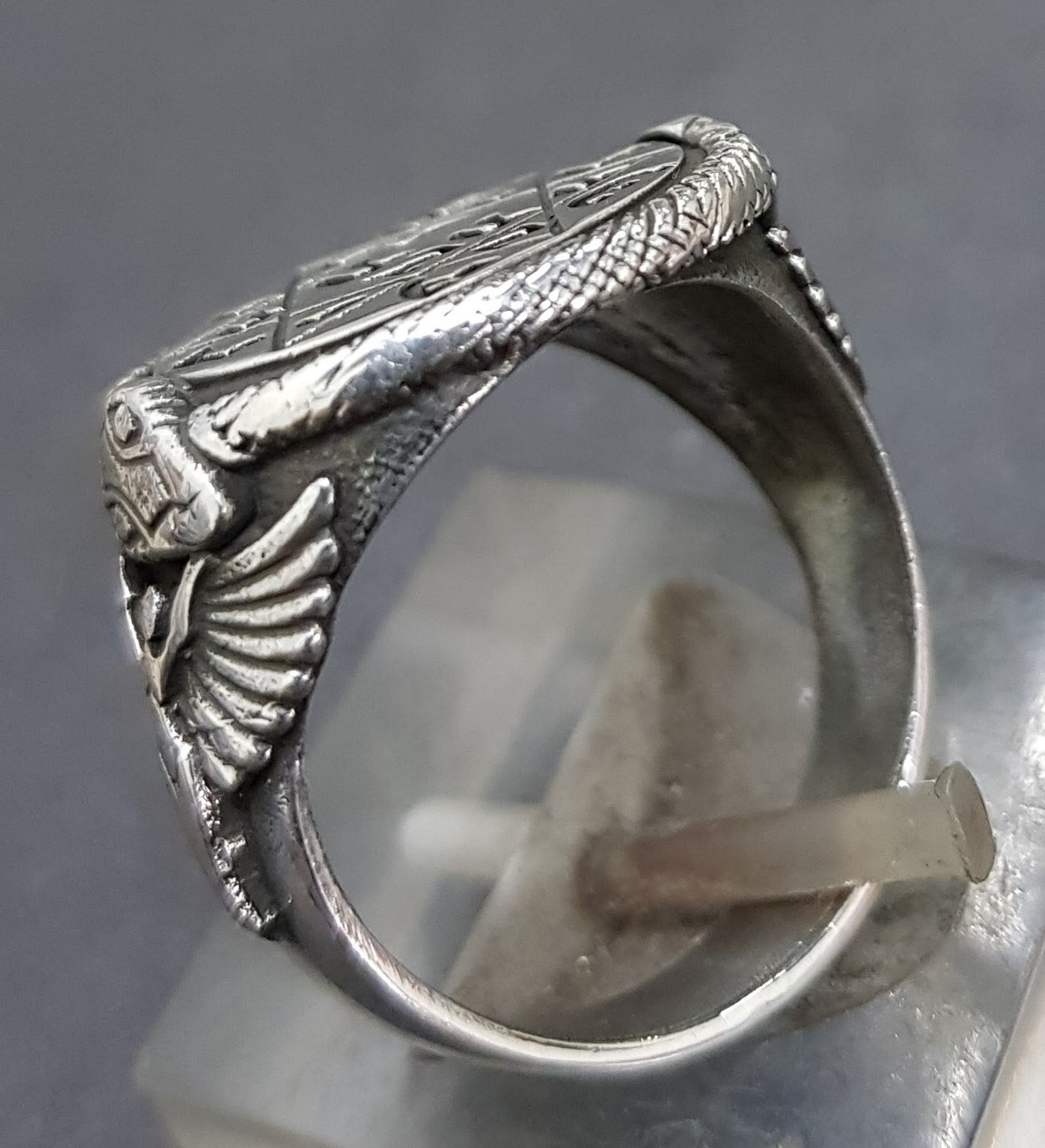 King Salomon Seal Ring in Silver | Etsy