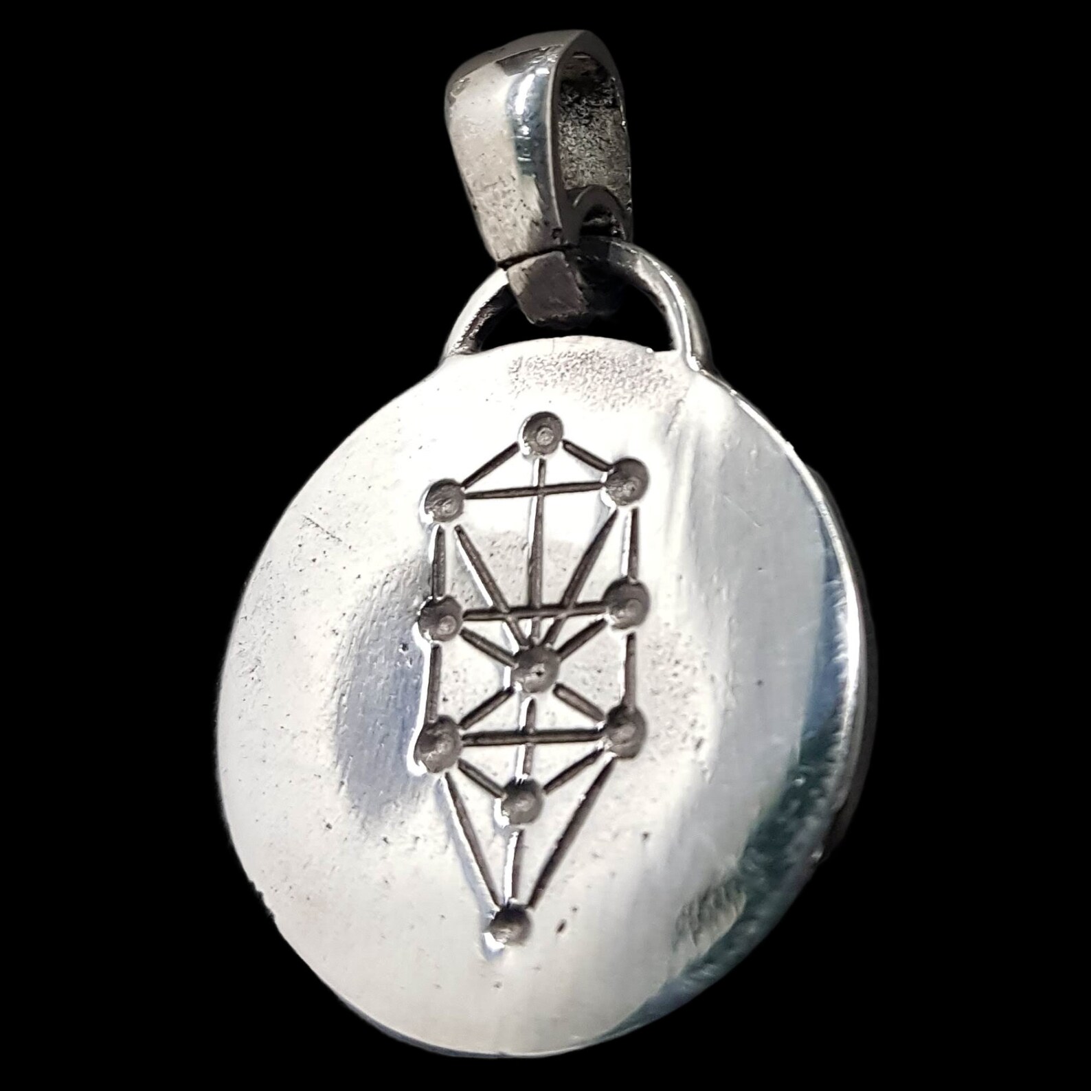 Kabbalah YOD RESH HEI Long Range Vision Pendant in 925 Silver Handmade ...