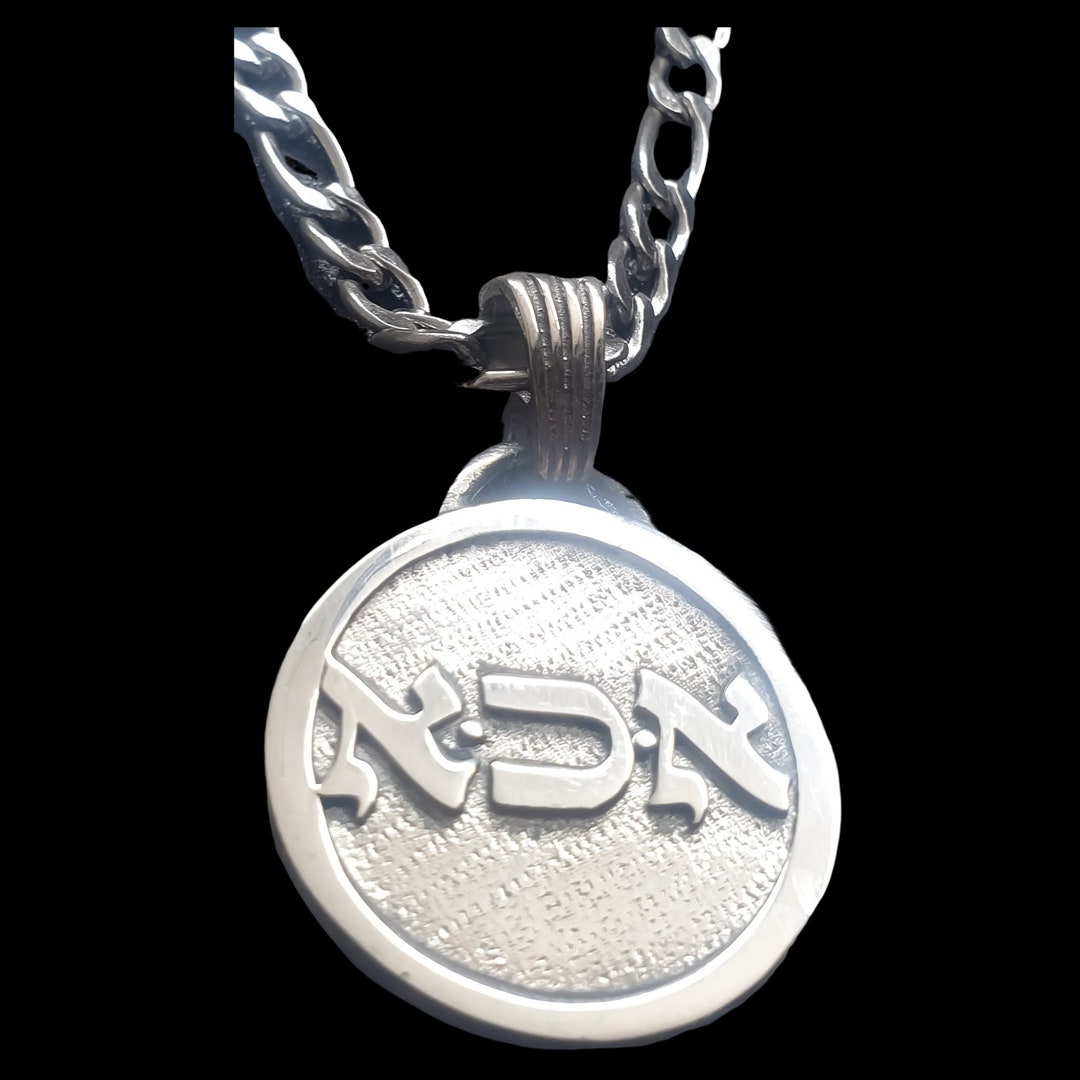 Kabbalah Pendant ALEF KAF ALEF DNA of the Soul in Silver 925 Handmade ...