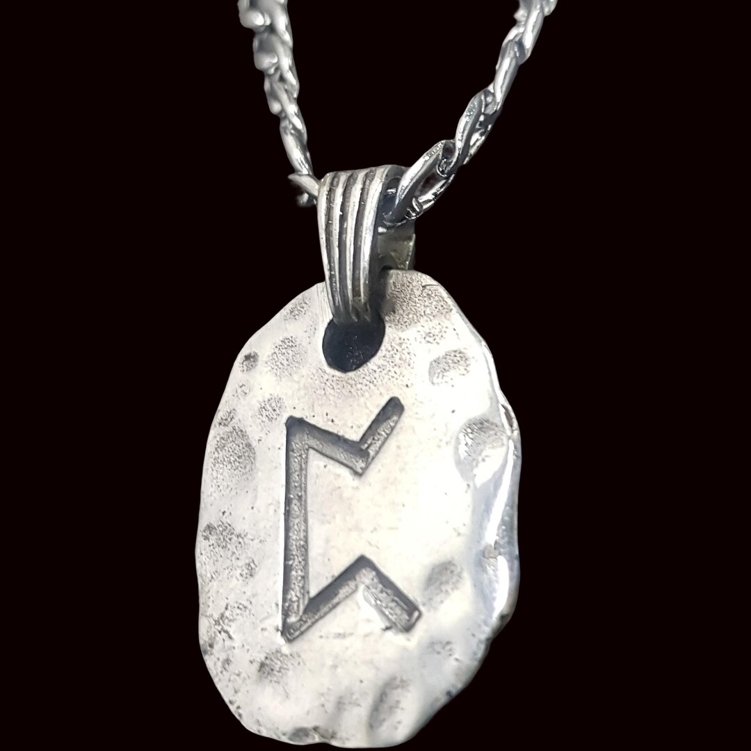 Perth Viking Rune Pendant in Sterling Silver Handmade Vikings - Etsy