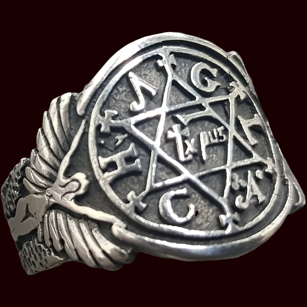King Solomon Seal Ring in 925 Sterling Silver Star of David - Etsy