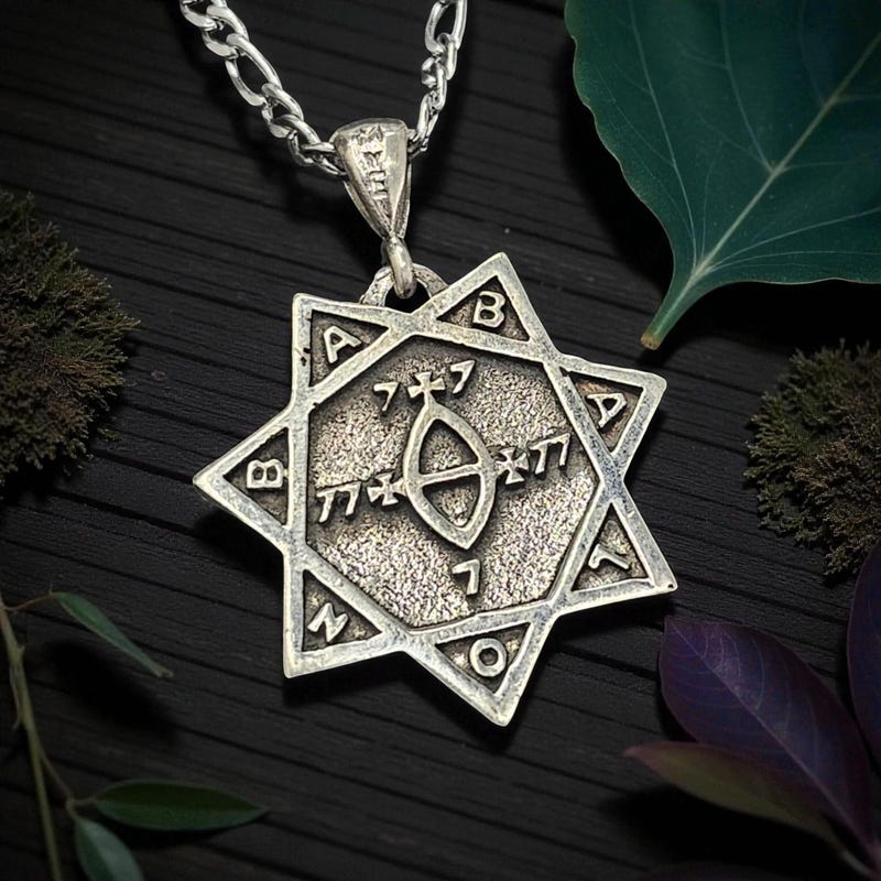 Silver Thelema Pendant - Etsy