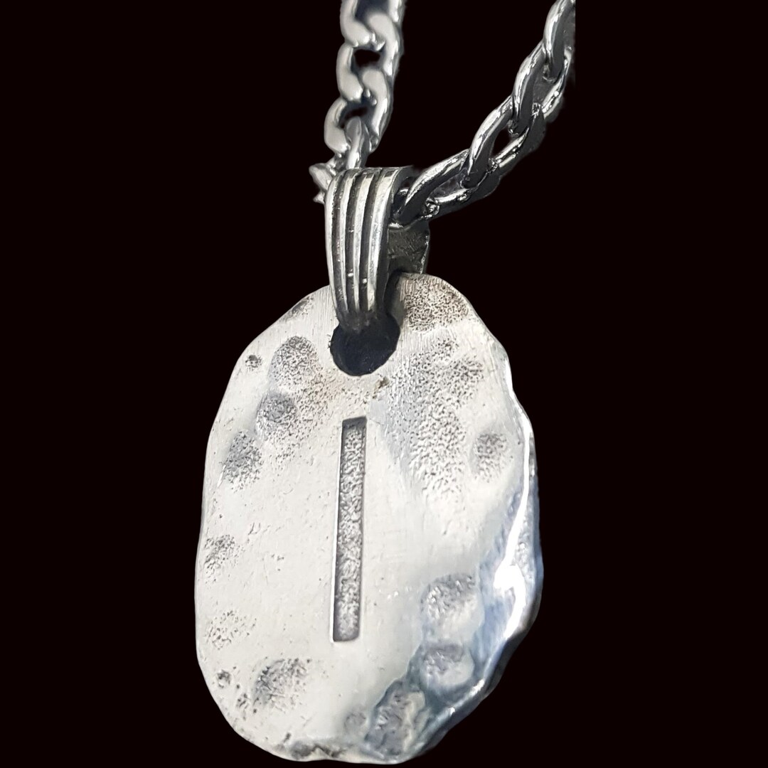 Isa Viking Rune Pendant in Sterling Silver Handmade Vikings - Etsy