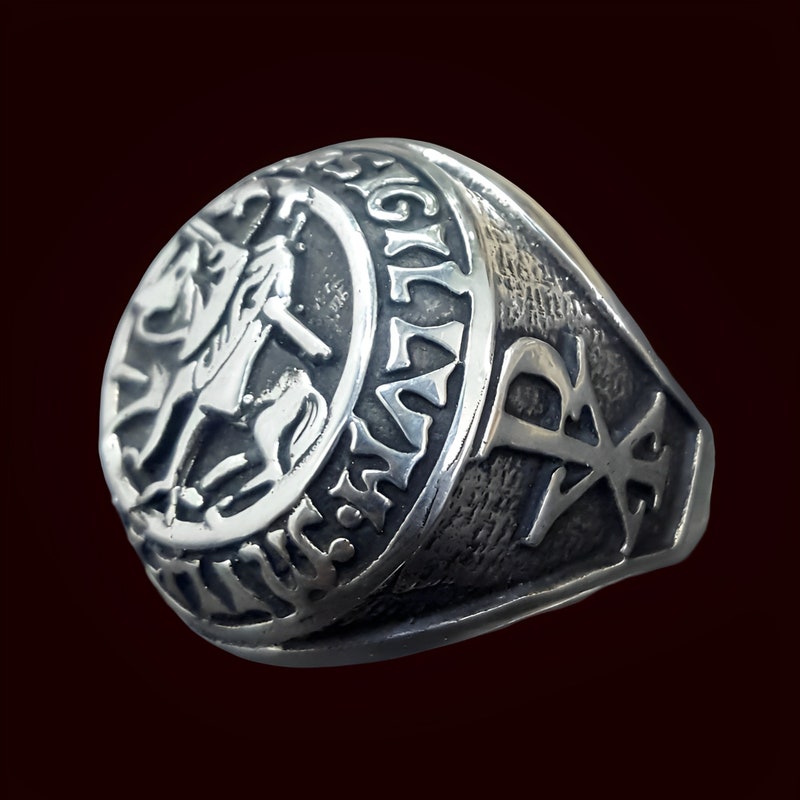 Knight Templar Ring - Etsy