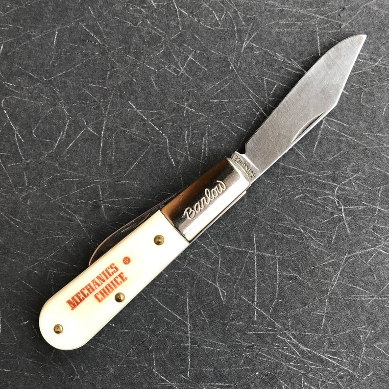 Vintage Colonial mechanics Choice Barlow Pocket Knife - Etsy