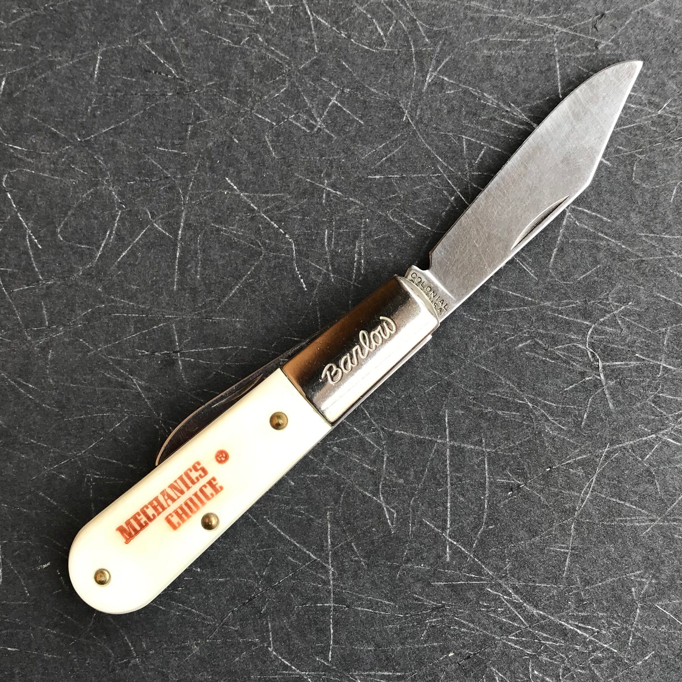 Vintage Colonial mechanics Choice Barlow Pocket Knife - Etsy
