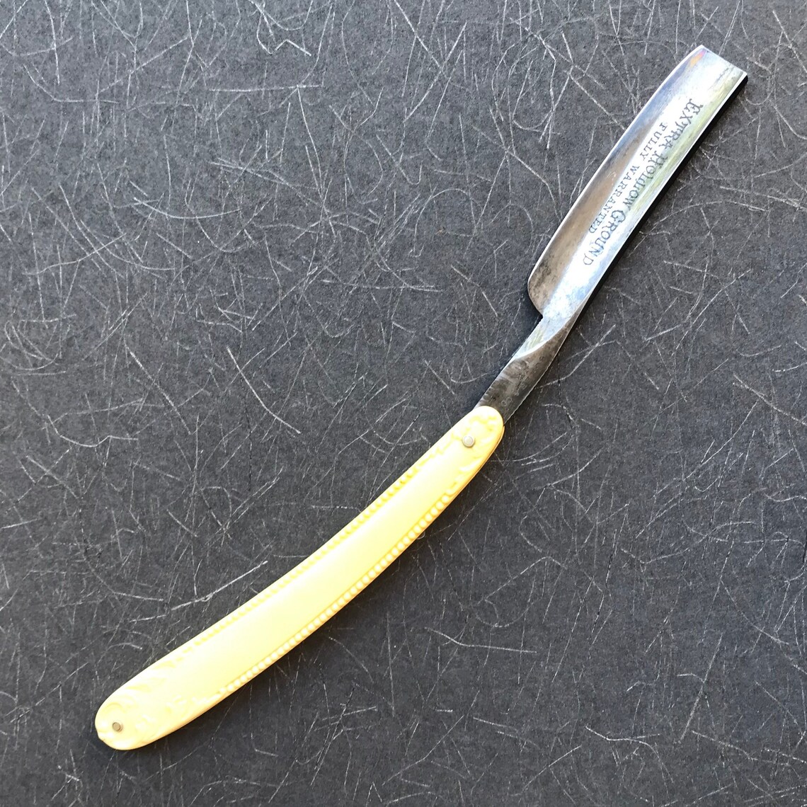 Antique H. Boker Straight Razor - Etsy