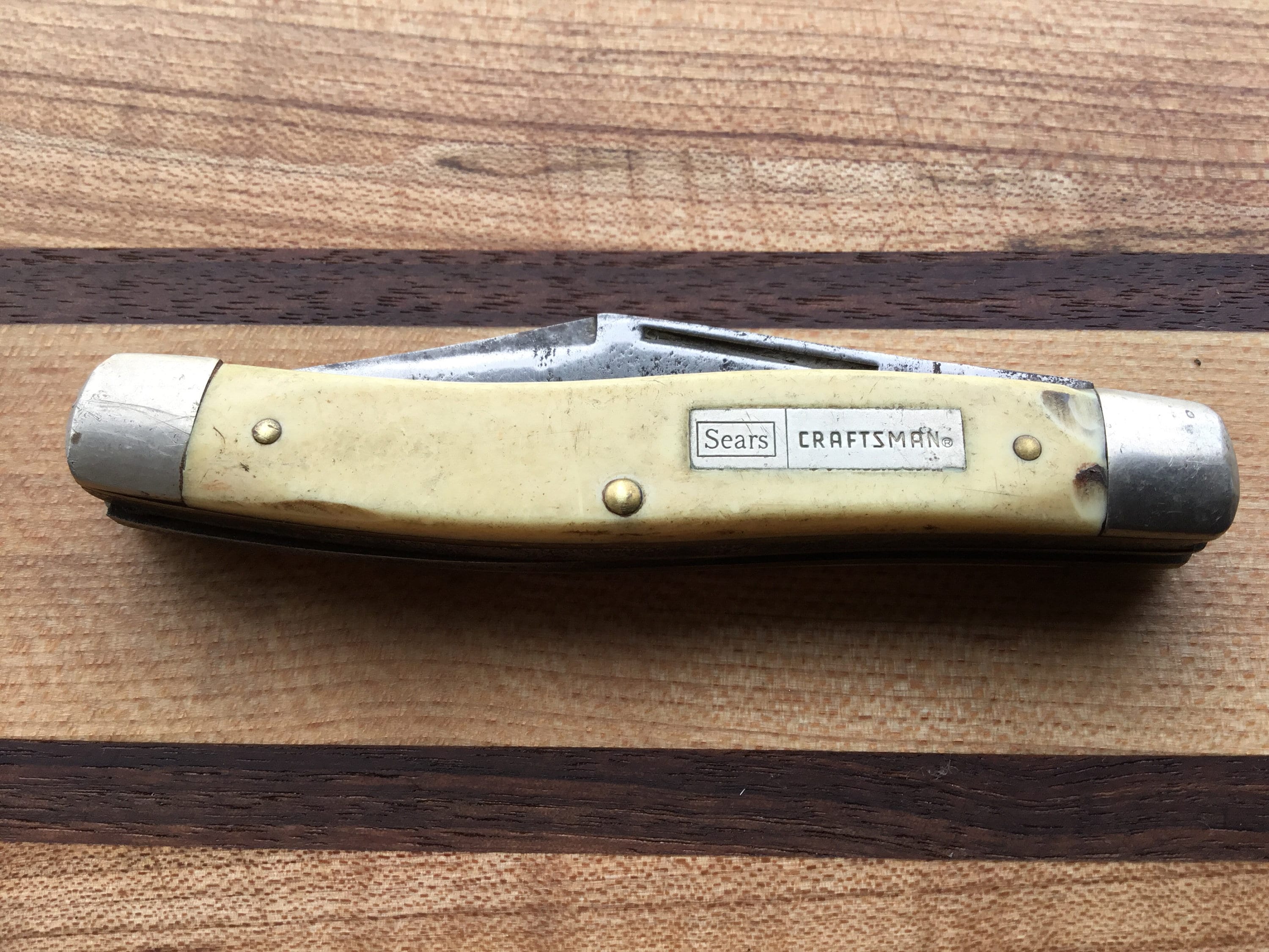 Vintage Sears Craftsman Stockman Pocket Knife - Etsy