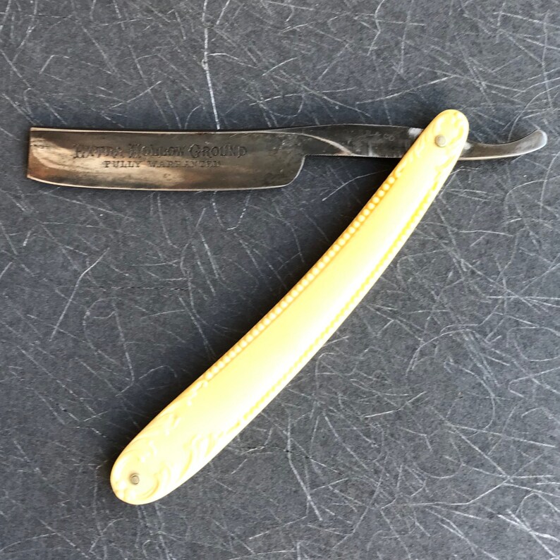 Antique H. Boker Straight Razor - Etsy