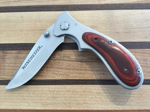 Winchester Lockback Pocket Knife With Pocket Clip - Etsy