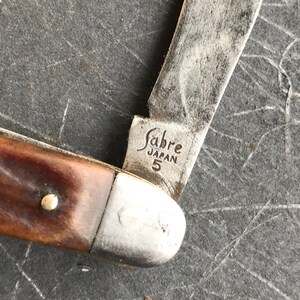 Vintage Sabre 5 Pocket Jack Knife - Etsy